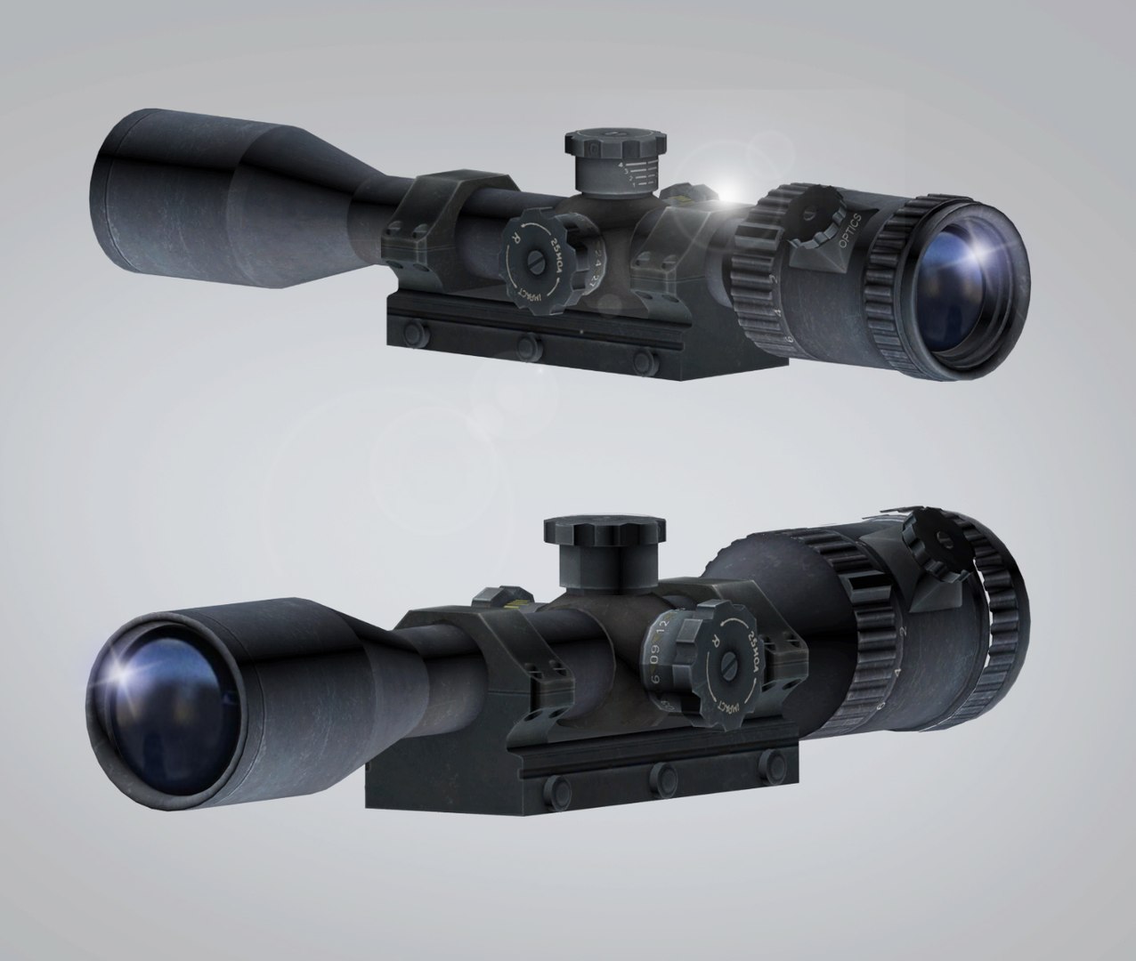 Sniper Rifle Aw50 Model - TurboSquid 1352436