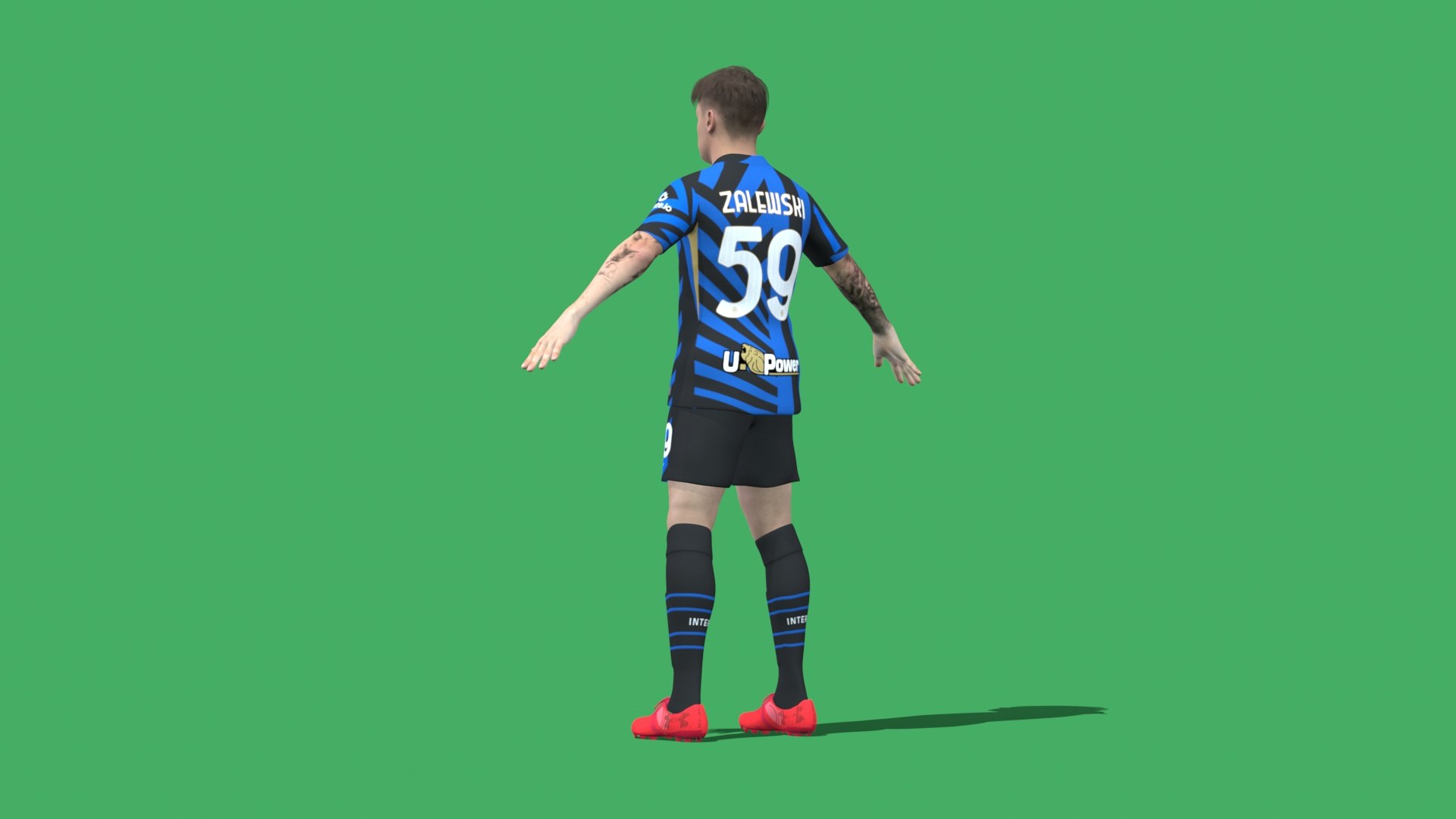 3D 3D Rigged Nicola Zalewski Inter Milan 2025 Model - TurboSquid 2368750