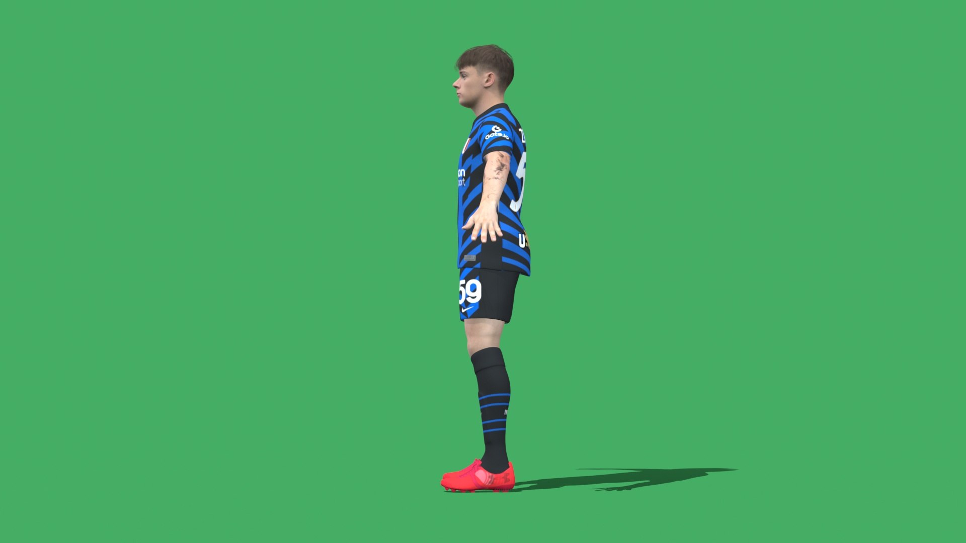 3D 3D Rigged Nicola Zalewski Inter Milan 2025 Model - TurboSquid 2368750