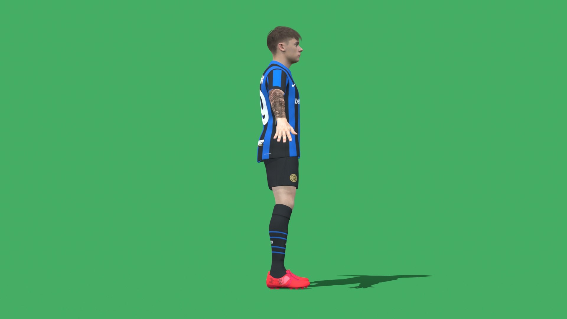 3D 3D Rigged Nicola Zalewski Inter Milan 2025 Model - TurboSquid 2368750