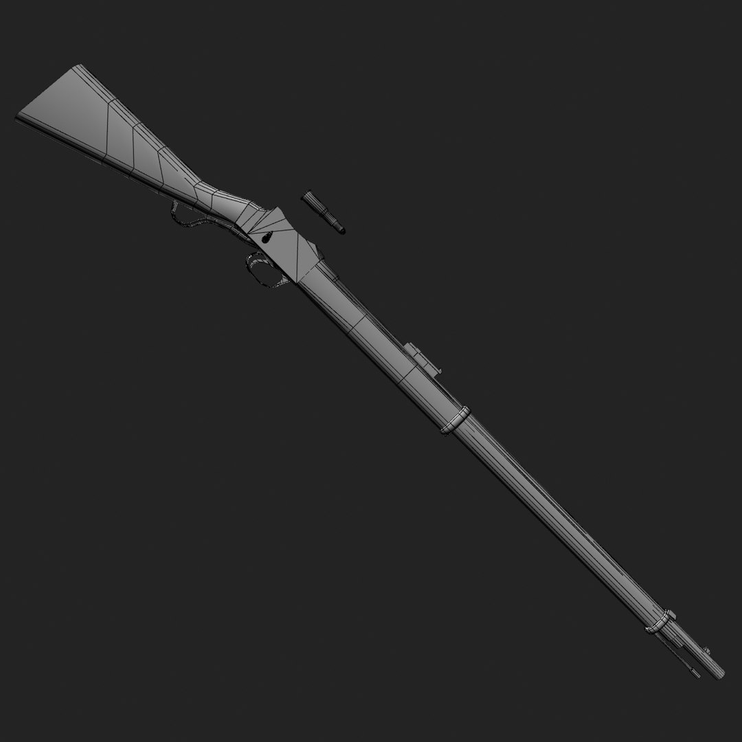 3ds Max Martini Henry Rifle
