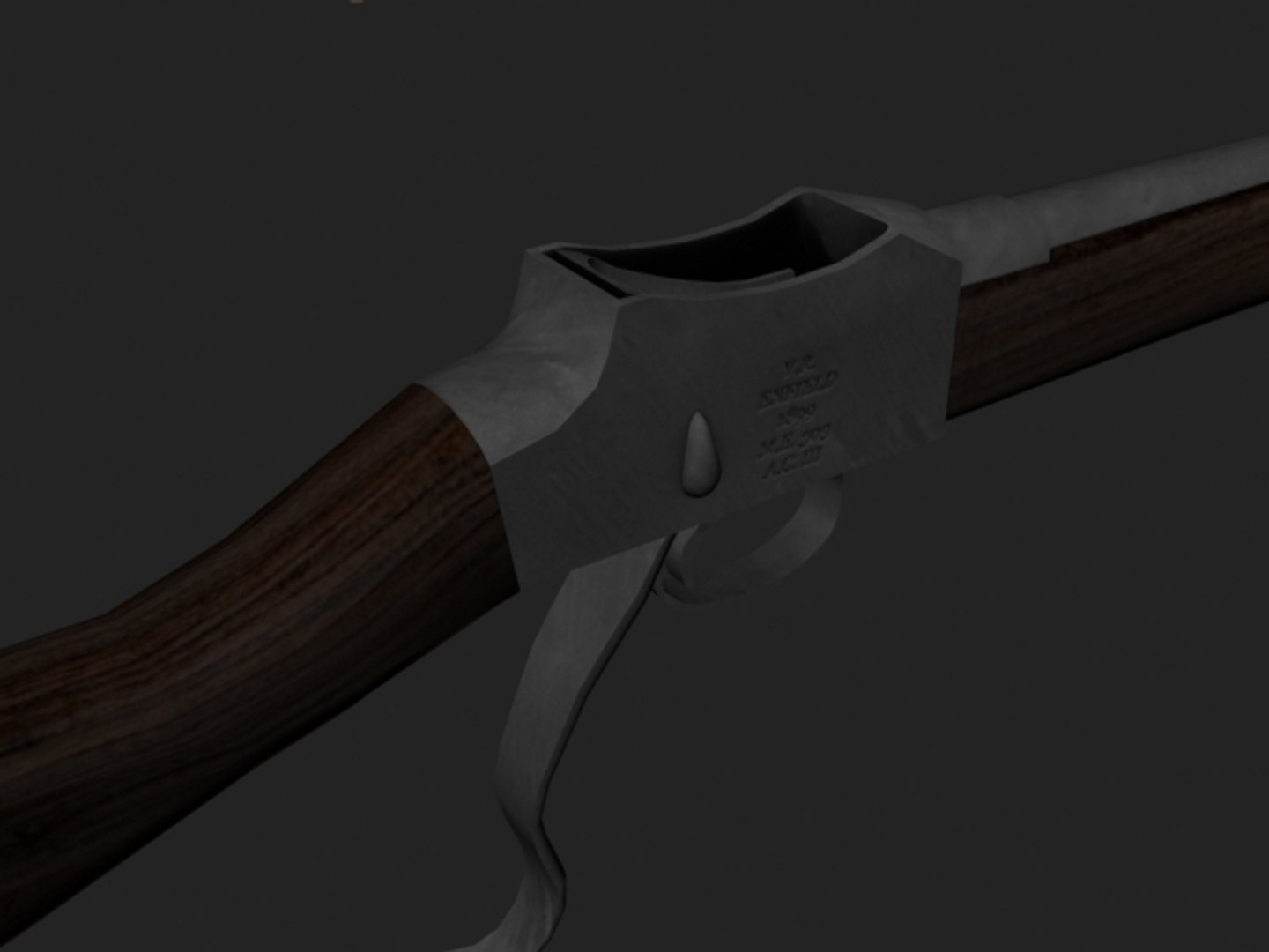 3ds Max Martini Henry Rifle