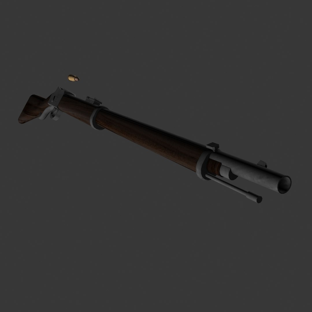 3ds Max Martini Henry Rifle