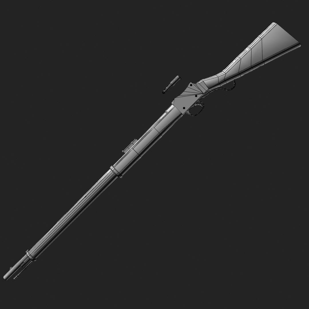3ds Max Martini Henry Rifle