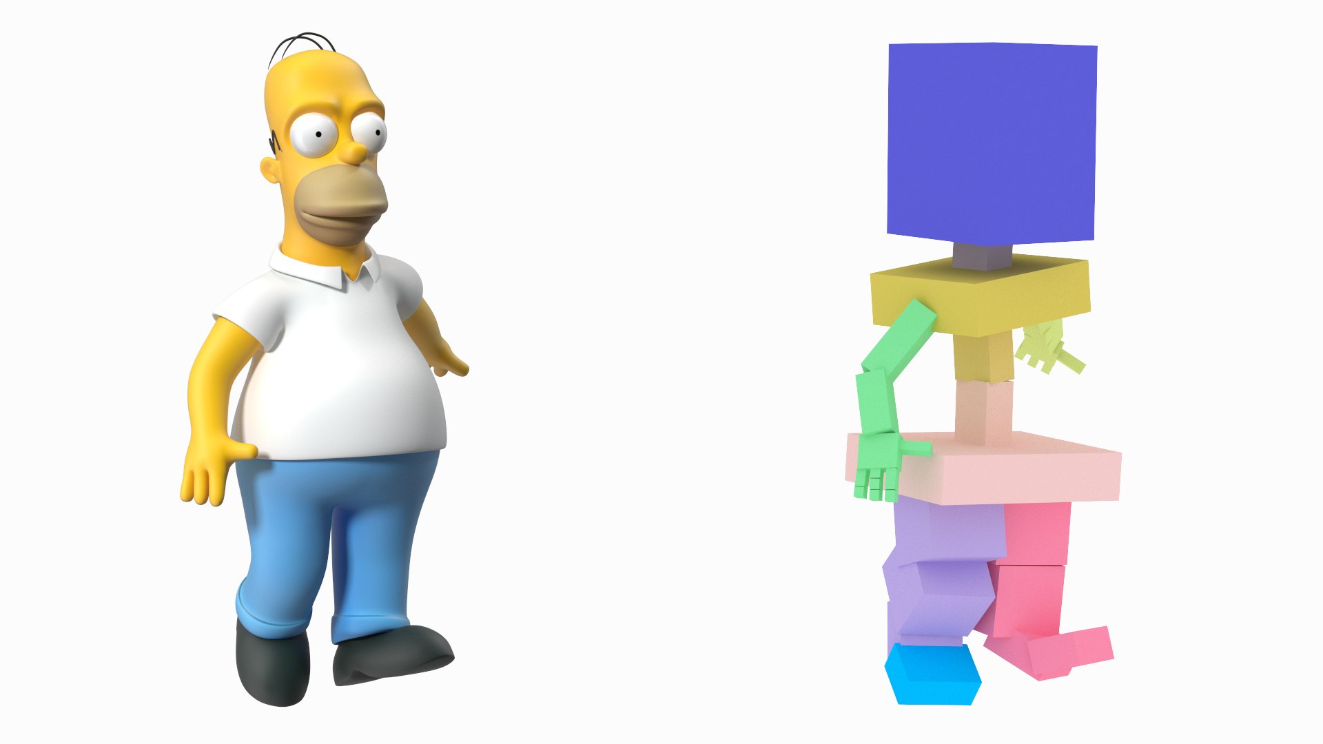 Homer Simpson Rigged 3D - TurboSquid 2163504