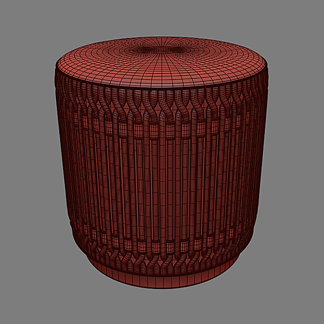 Flame Ottoman Model - TurboSquid 1410338