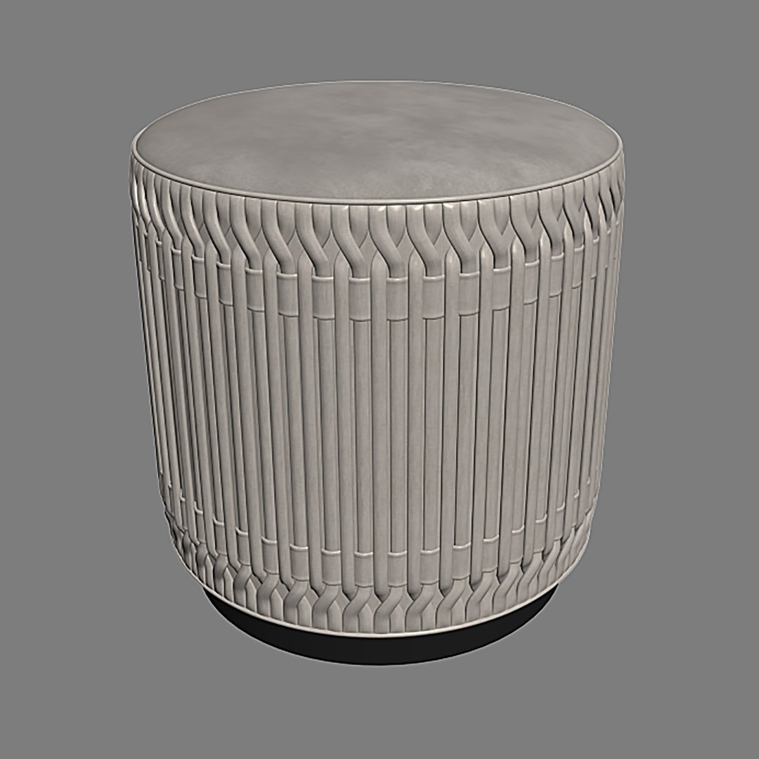 Flame Ottoman Model - TurboSquid 1410338