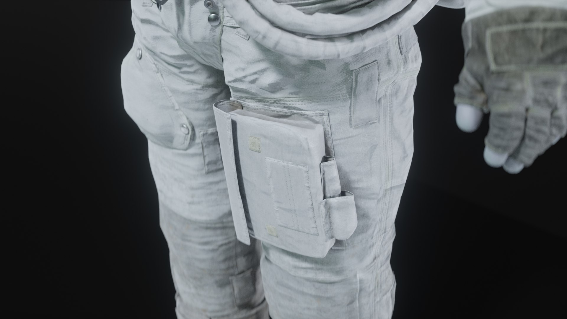 3D Apollo 11 A7L Spacesuit Rigged - TurboSquid 1914385