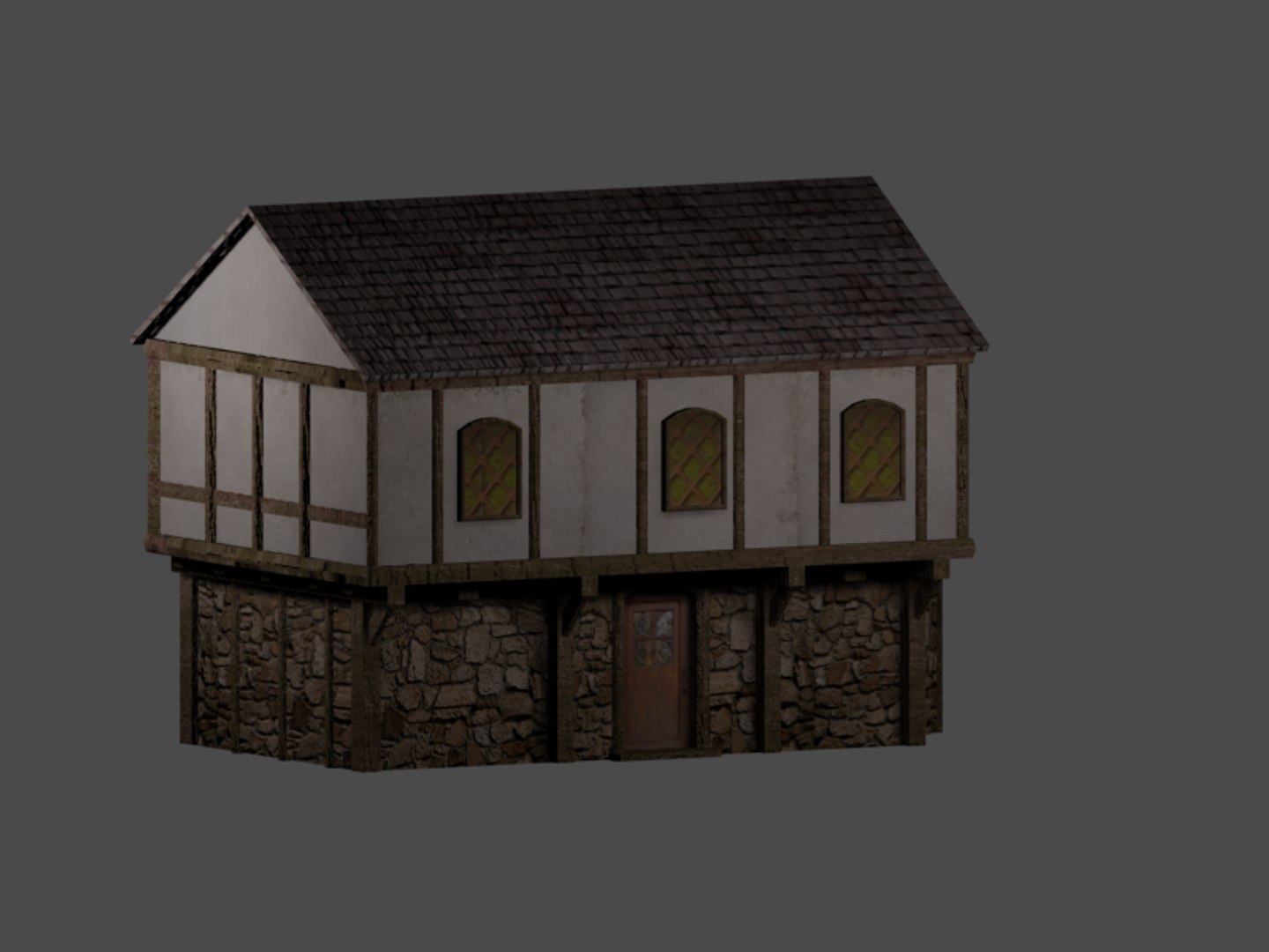 Medieval Building 3d Model