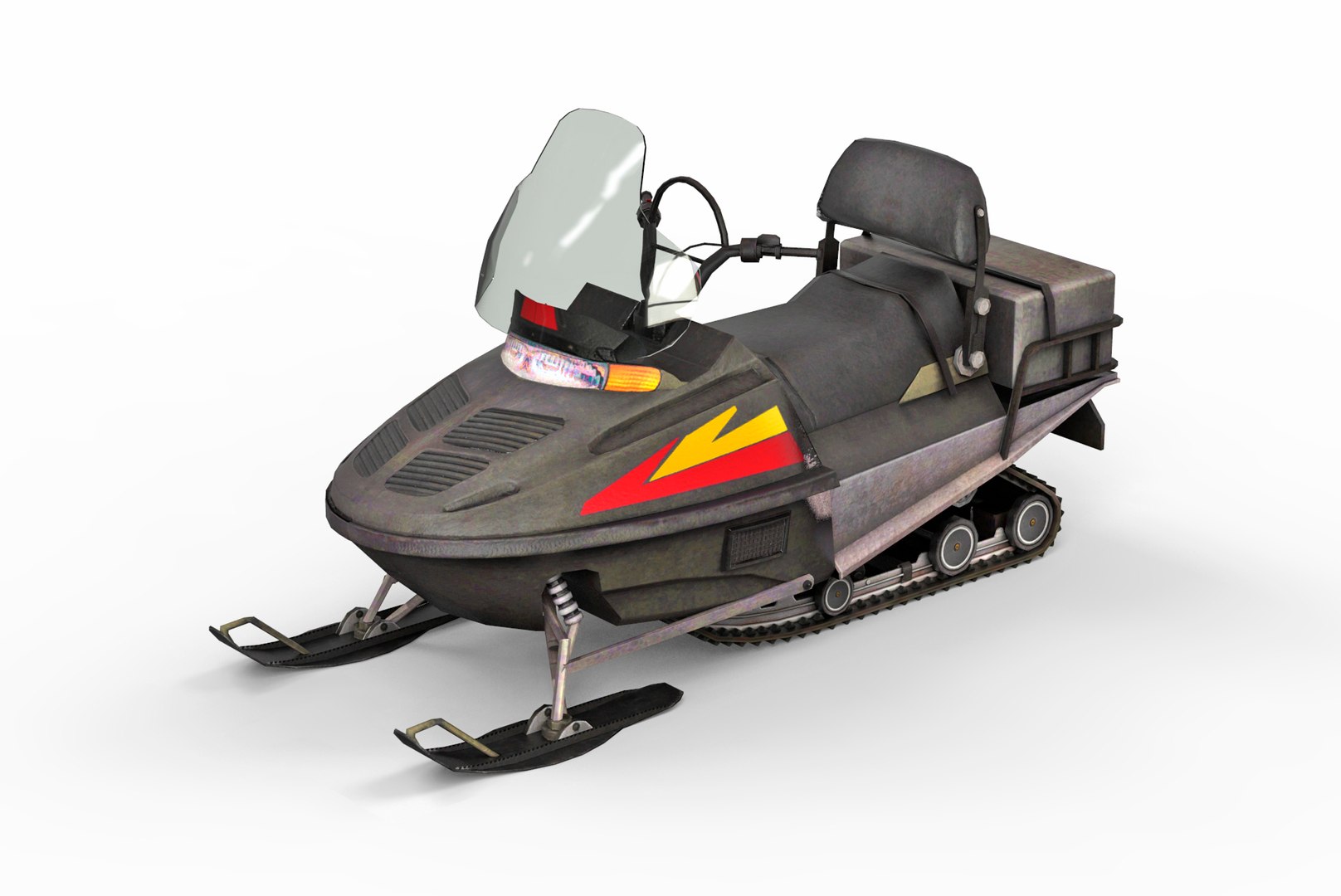 3D Model Snowmobile Snow Mobile - TurboSquid 1473533