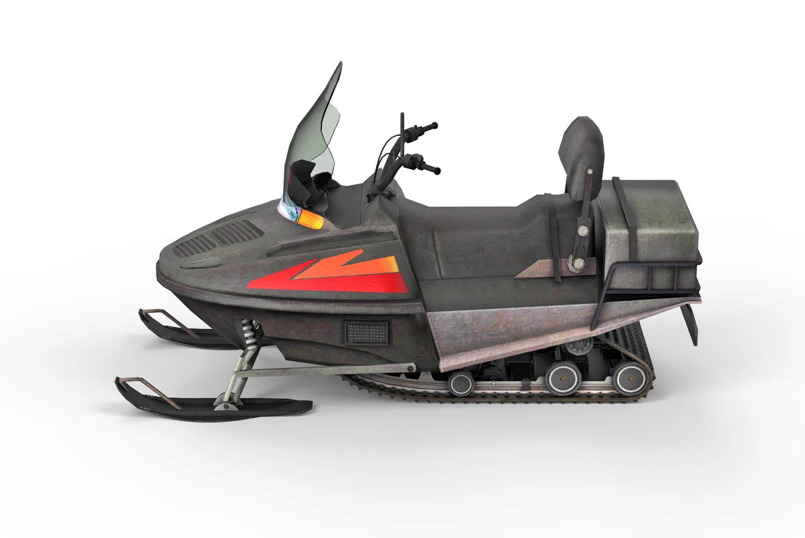 3D Model Snowmobile Snow Mobile - TurboSquid 1473533
