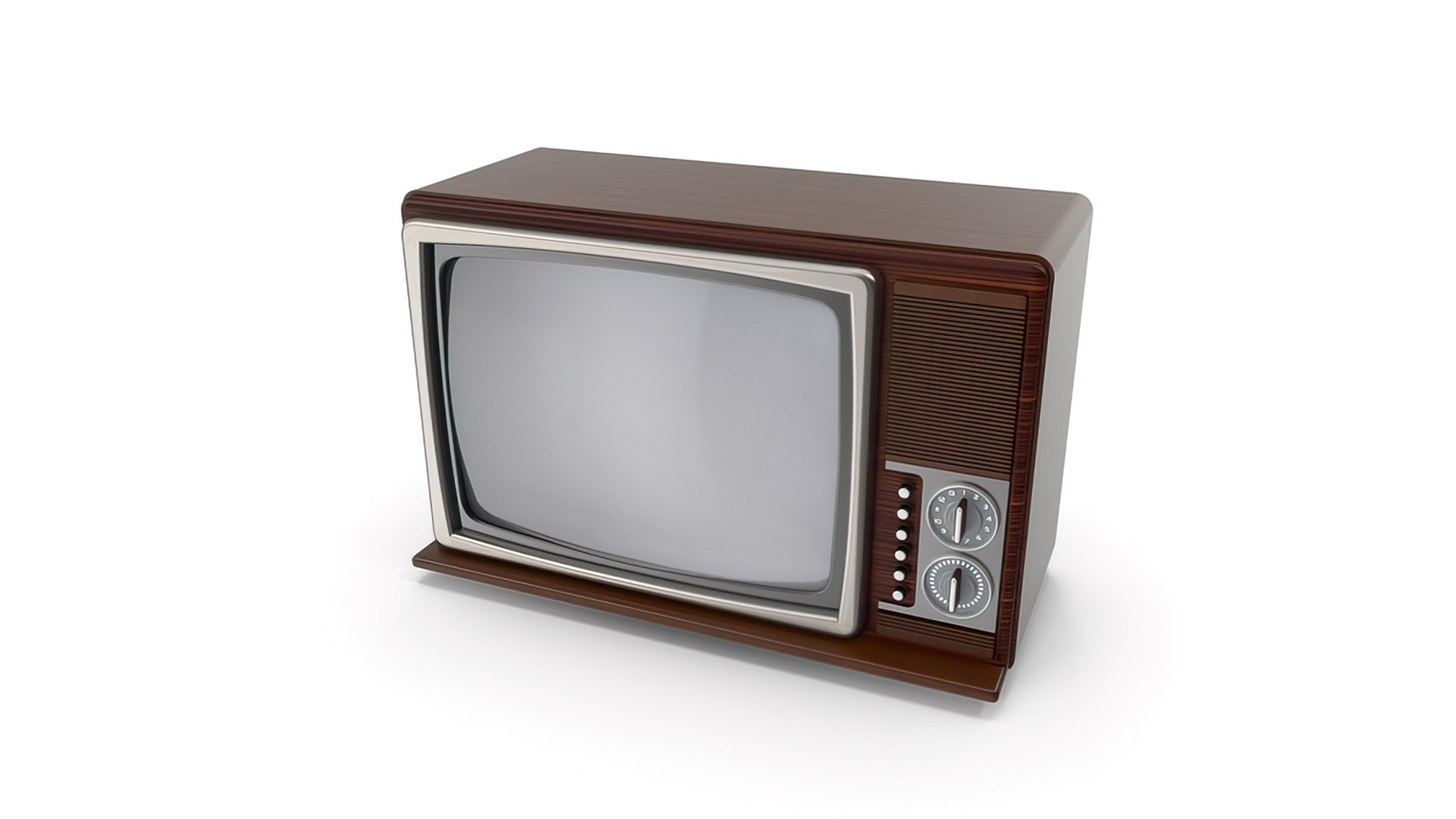 3D Model Retro Television - TurboSquid 2145478