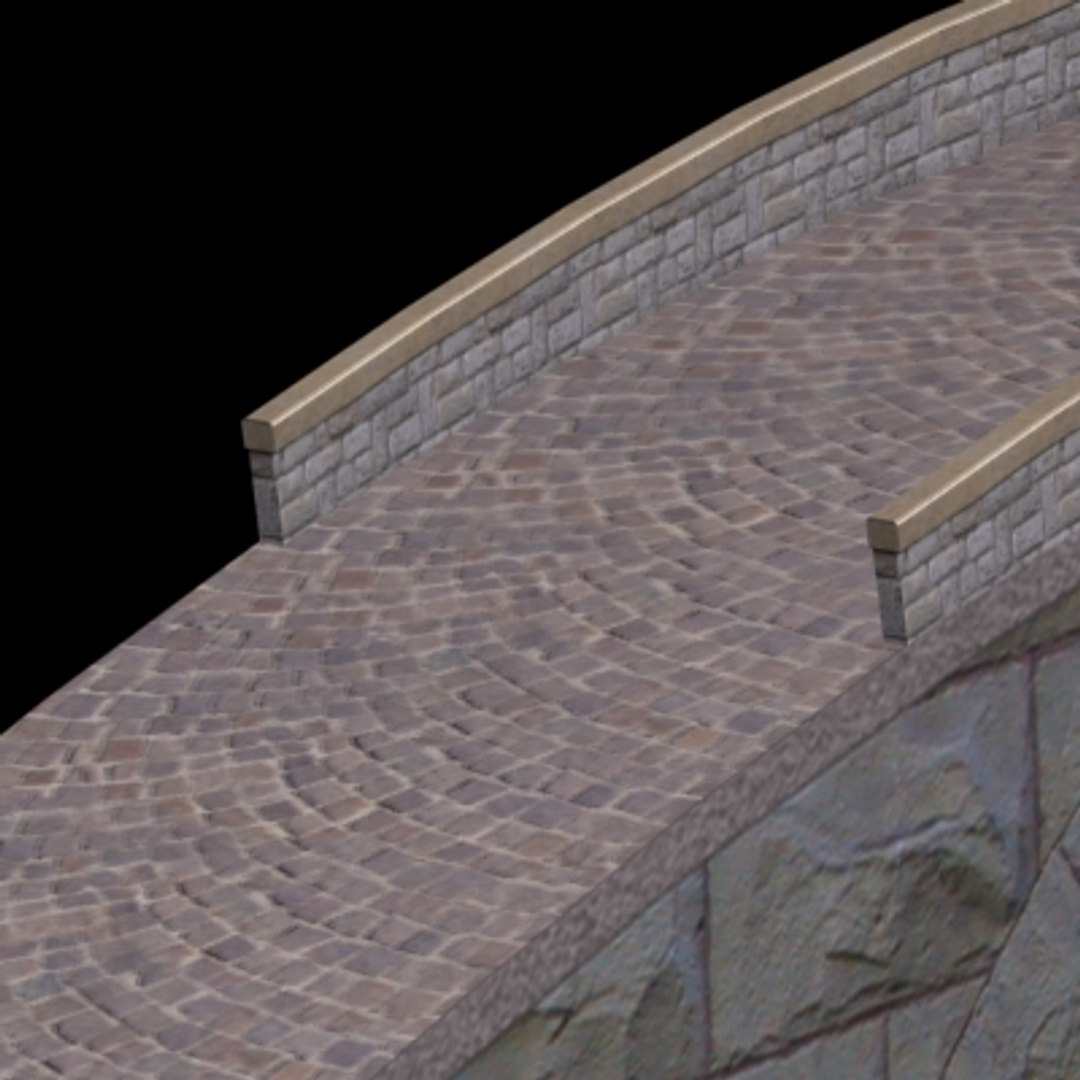Stone Arch Bridge 3d Max