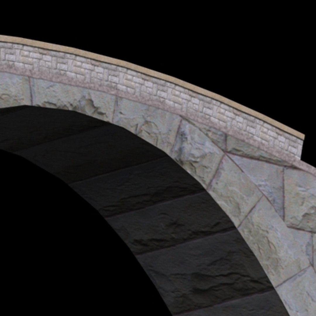 Stone Arch Bridge 3d Max