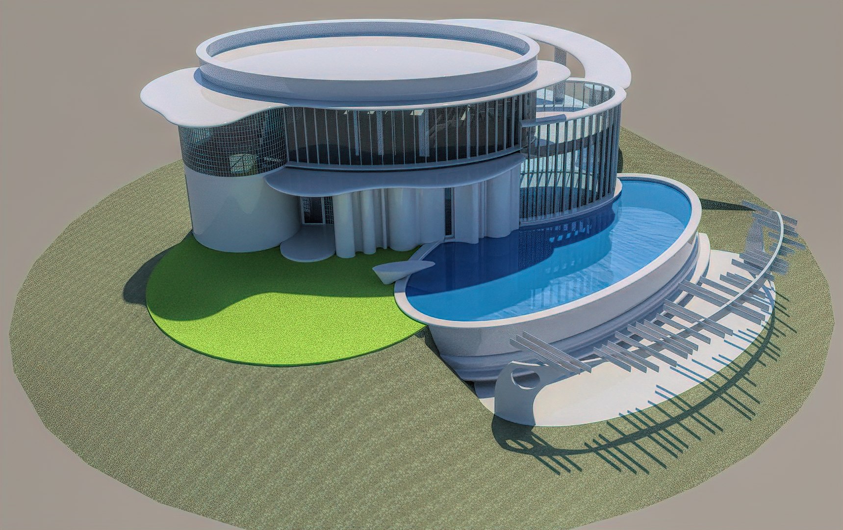 CASA ELIPSESELLIPSE HOUSE 3D Model - TurboSquid 1864086