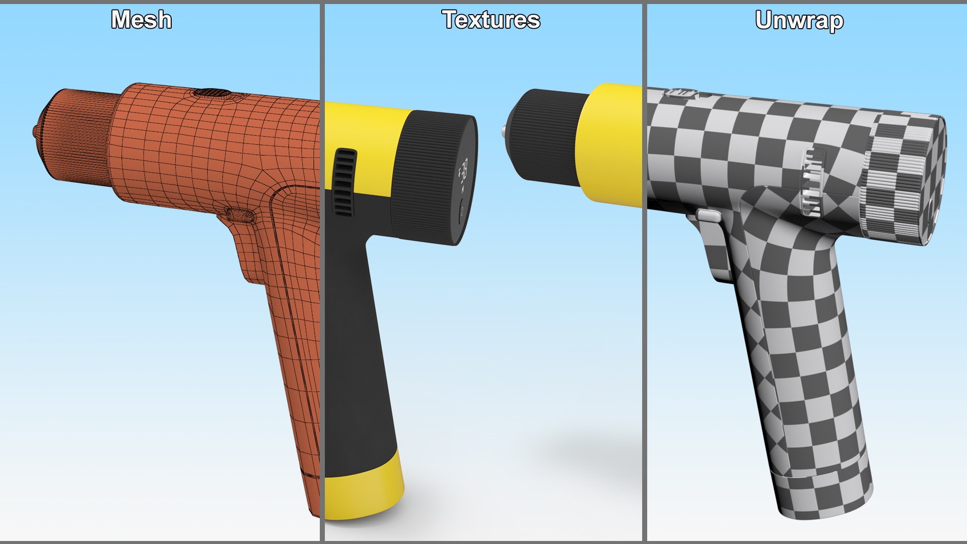3D Modern Smart Drill - TurboSquid 2102482