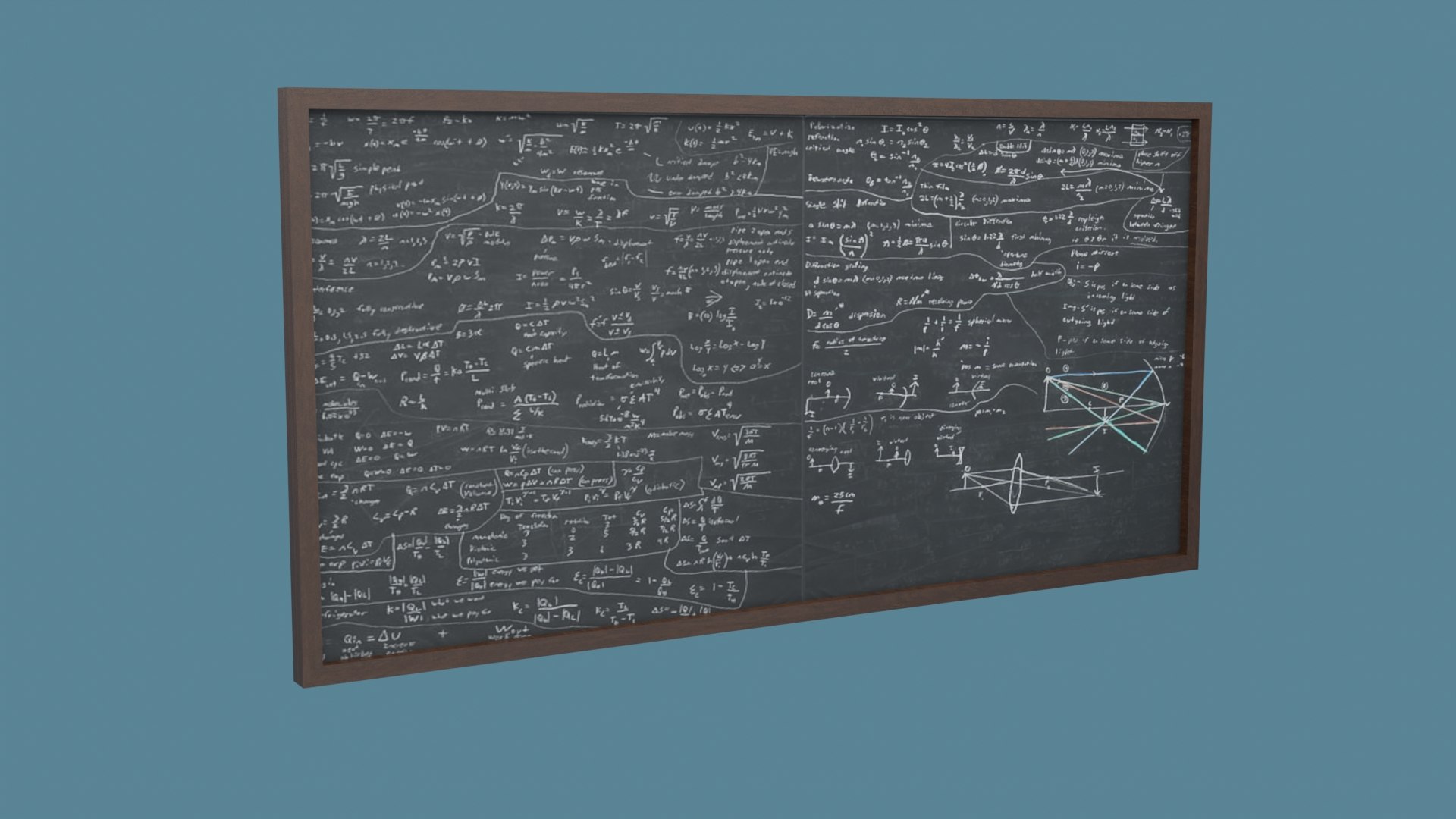Blackboard 3D Model - TurboSquid 1738973