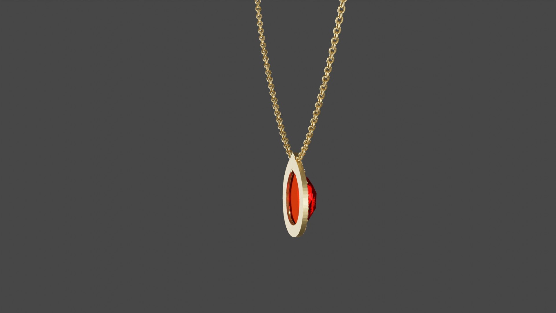 Ruby Heart Locket 3D Model - TurboSquid 1902742