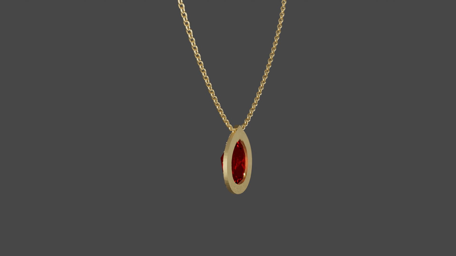 Ruby Heart Locket 3D Model - TurboSquid 1902742