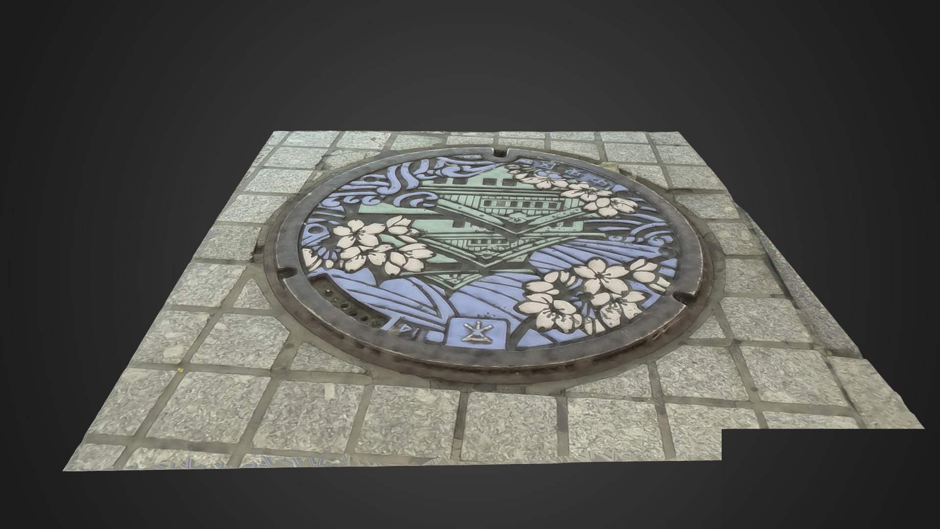 Osaka Manhole 3D Model - TurboSquid 2020668