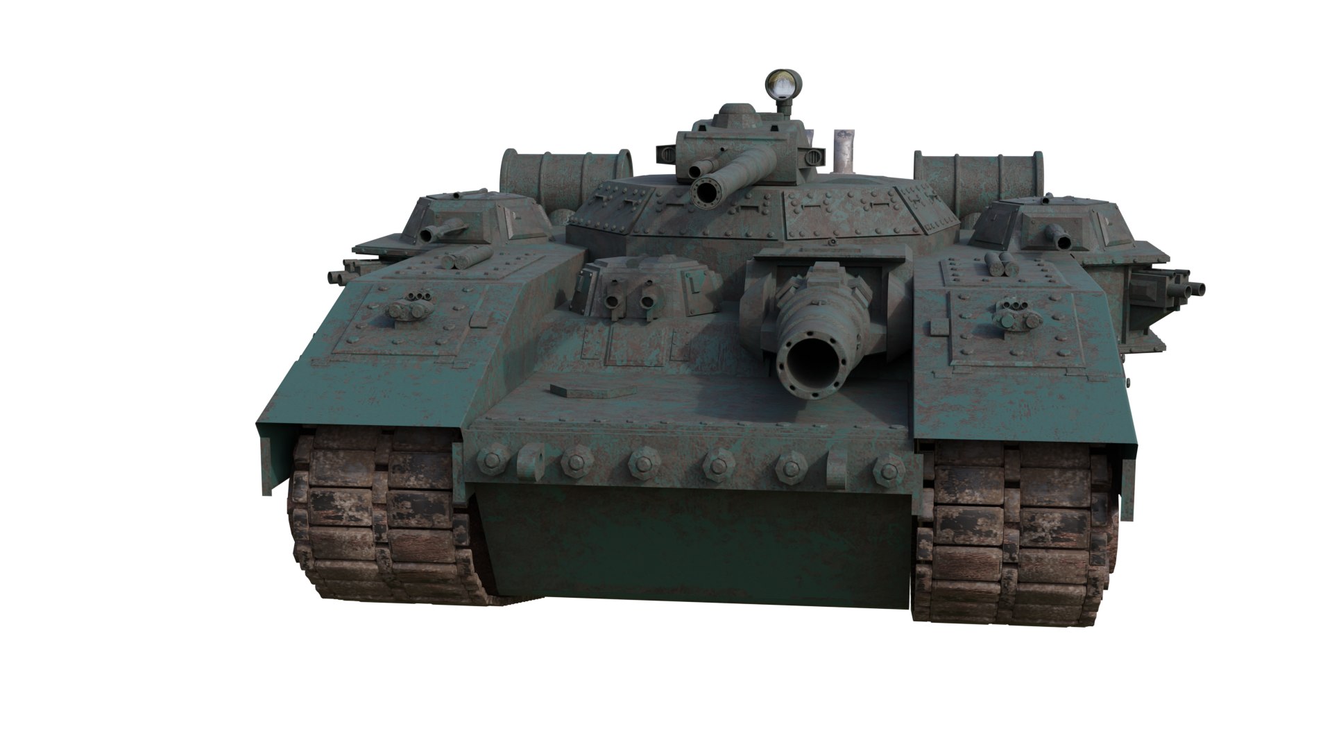3D Sci-fi Battle Tank Model - TurboSquid 2103323