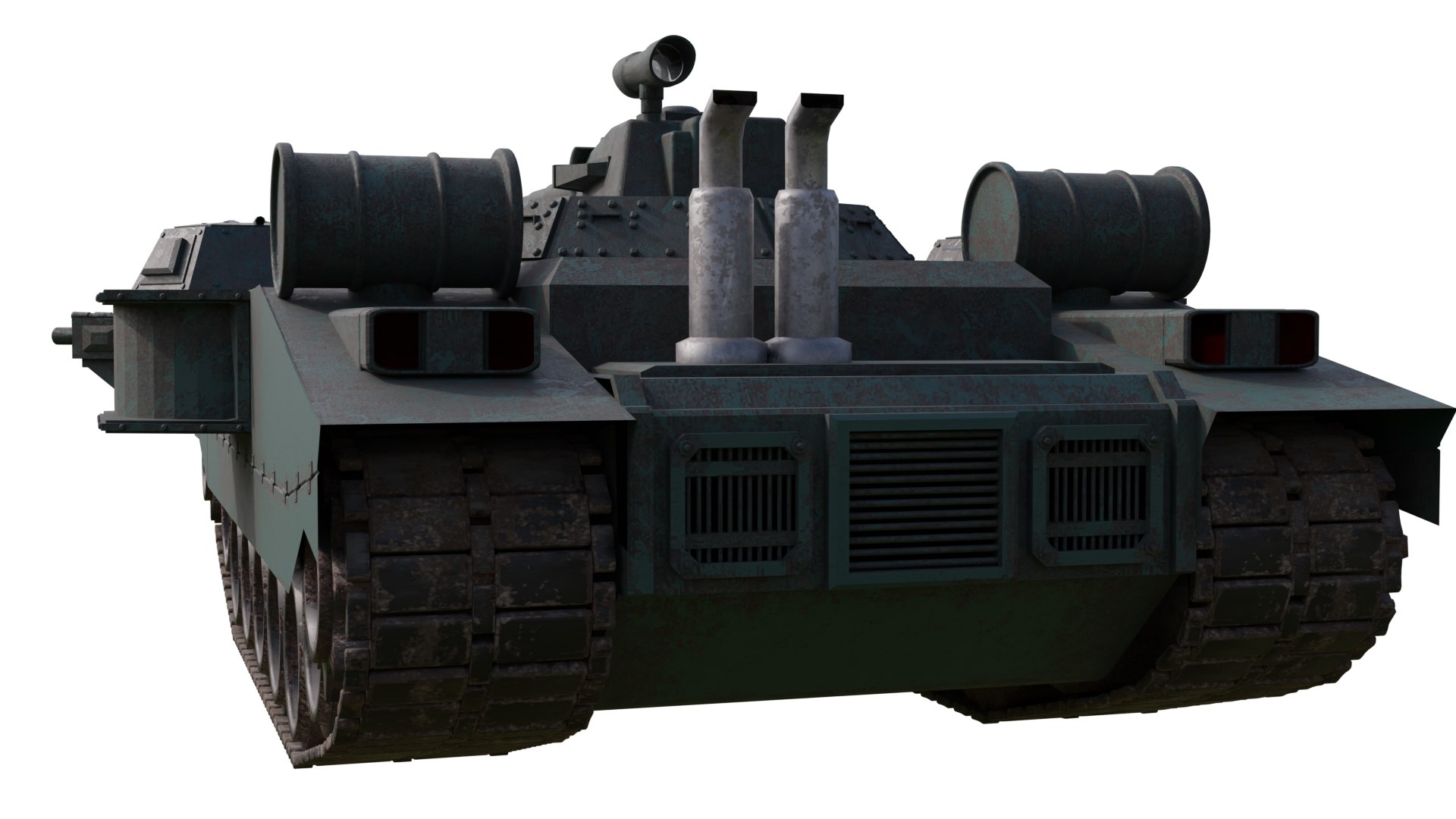 3D Sci-fi Battle Tank Model - TurboSquid 2103323