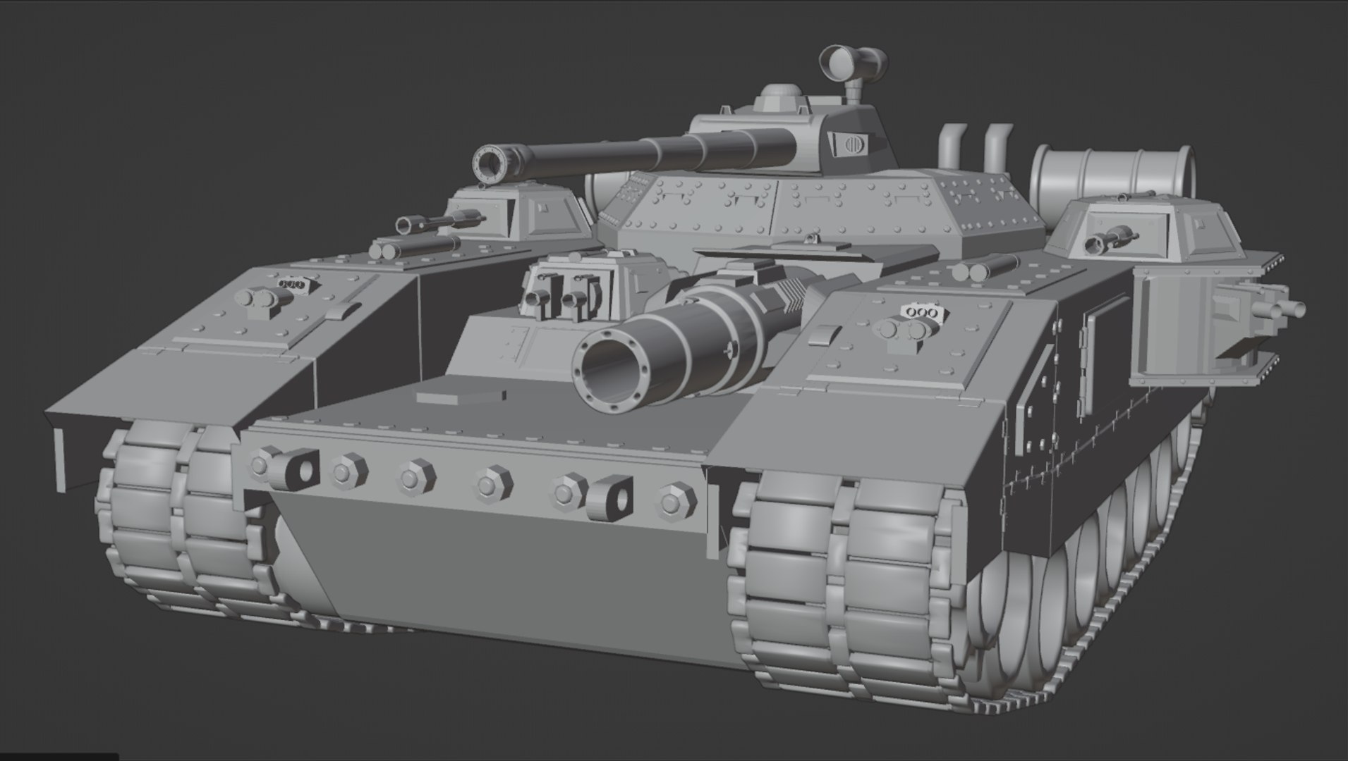3D Sci-fi Battle Tank Model - TurboSquid 2103323