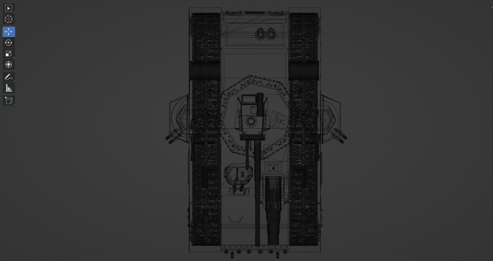 3D Sci-fi Battle Tank Model - TurboSquid 2103323