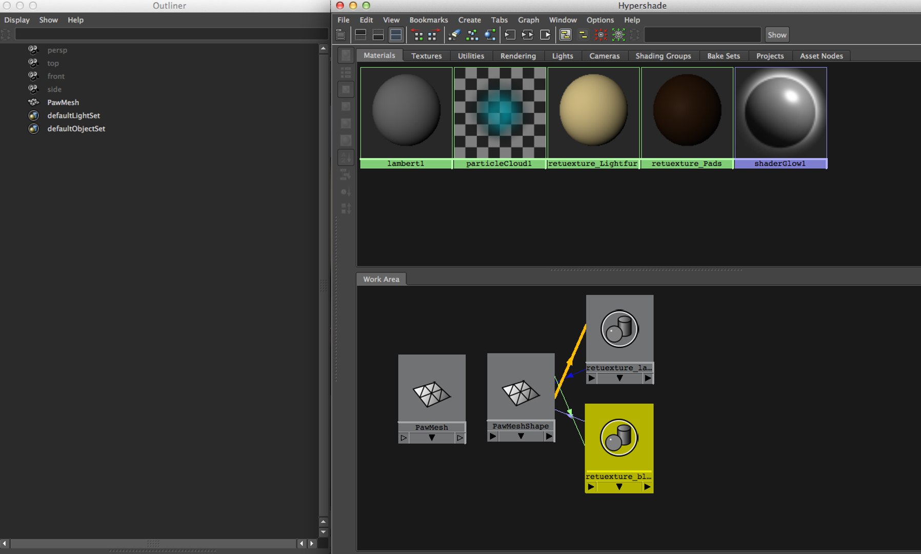 3d Simple Paw Hand Character