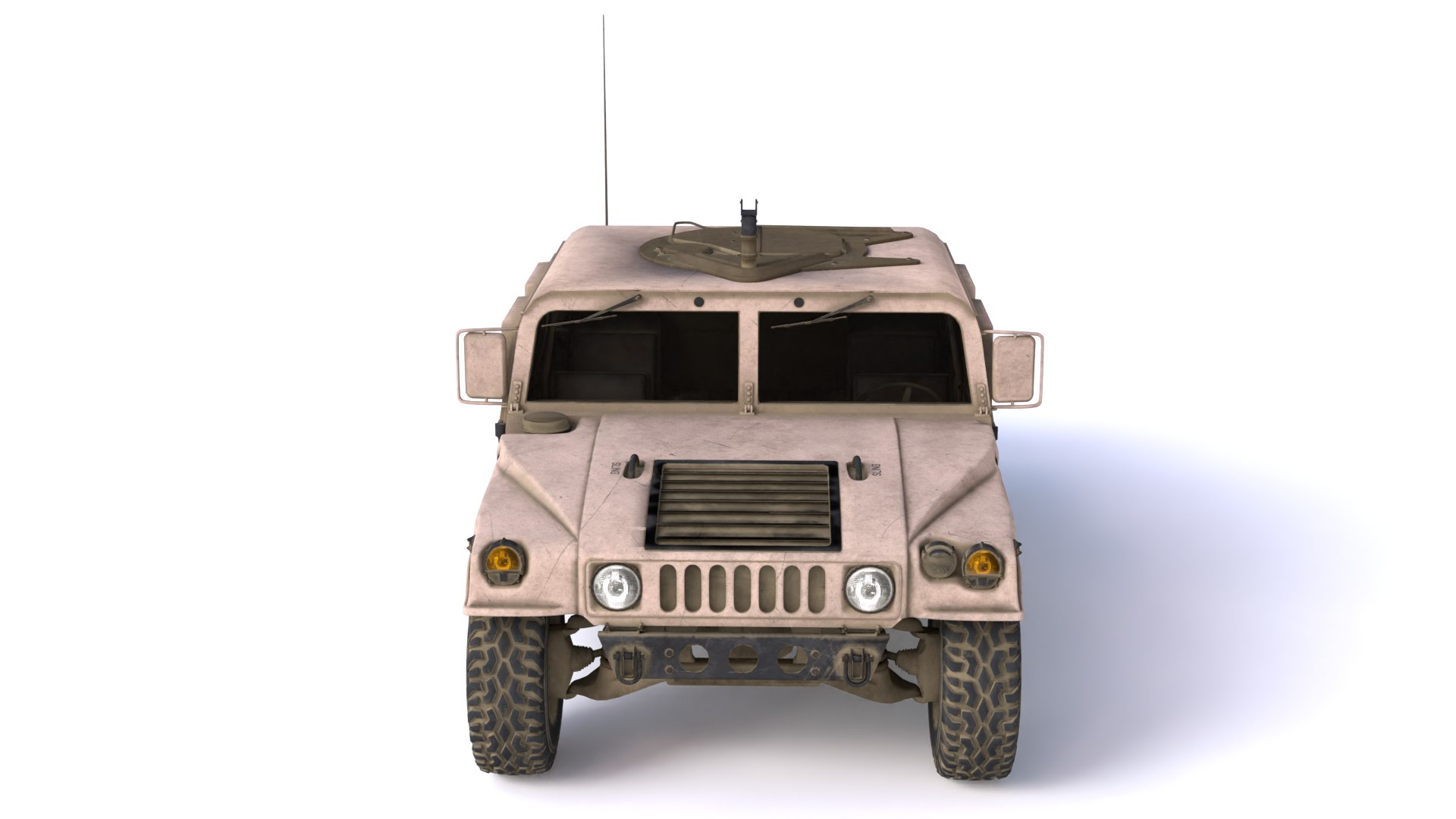 HMMWV Humvee 3D Model - TurboSquid 2216420