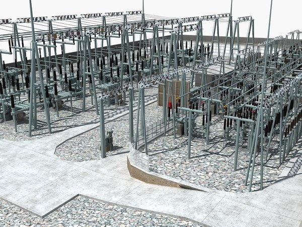 Substation 3D Models for Download | TurboSquid