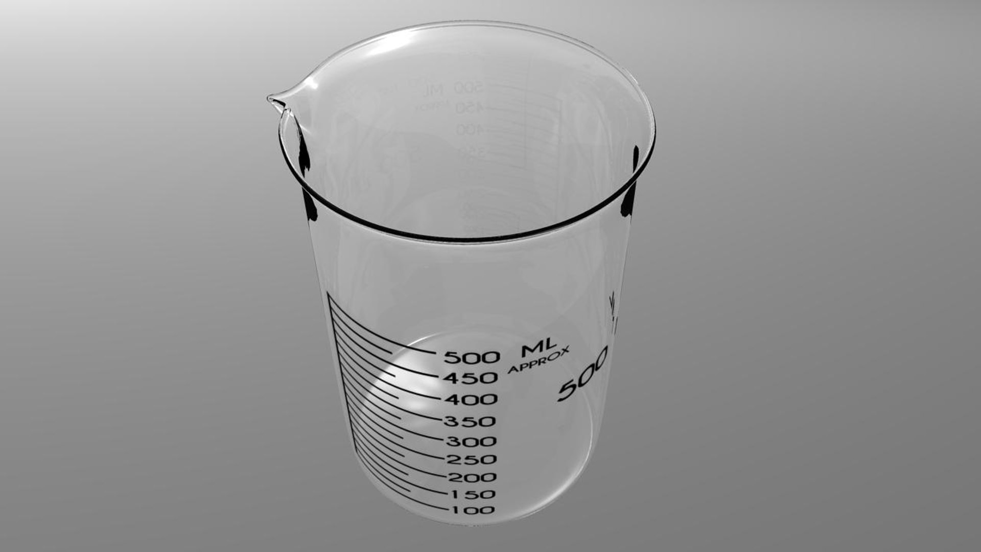 3d Beaker Model