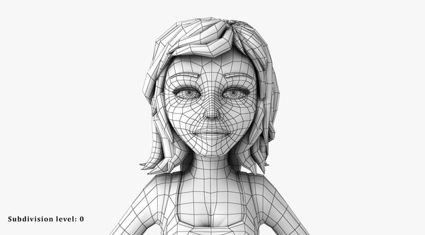 3d jill christmas elf rigged model