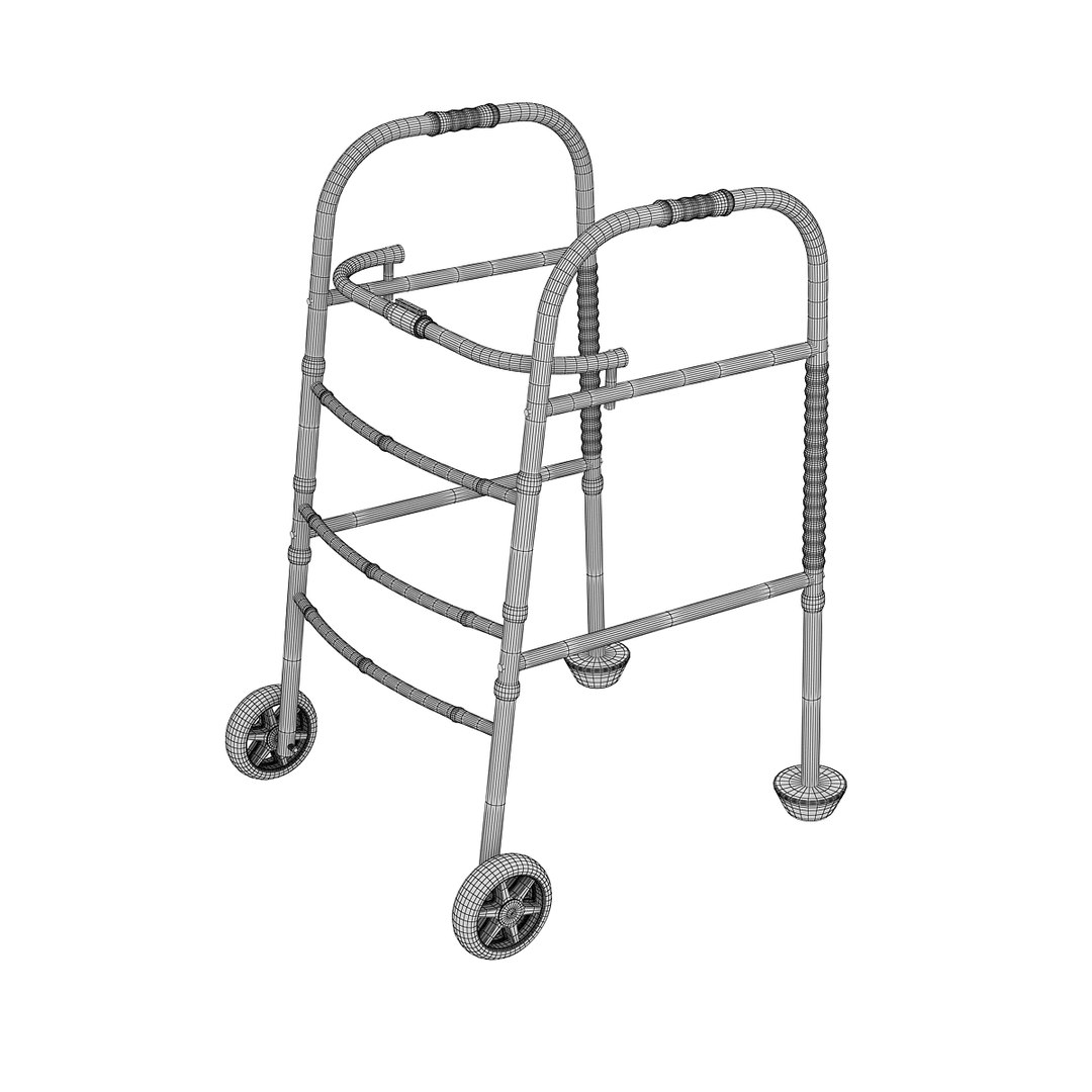 3D model wheeled walker - TurboSquid 1620184