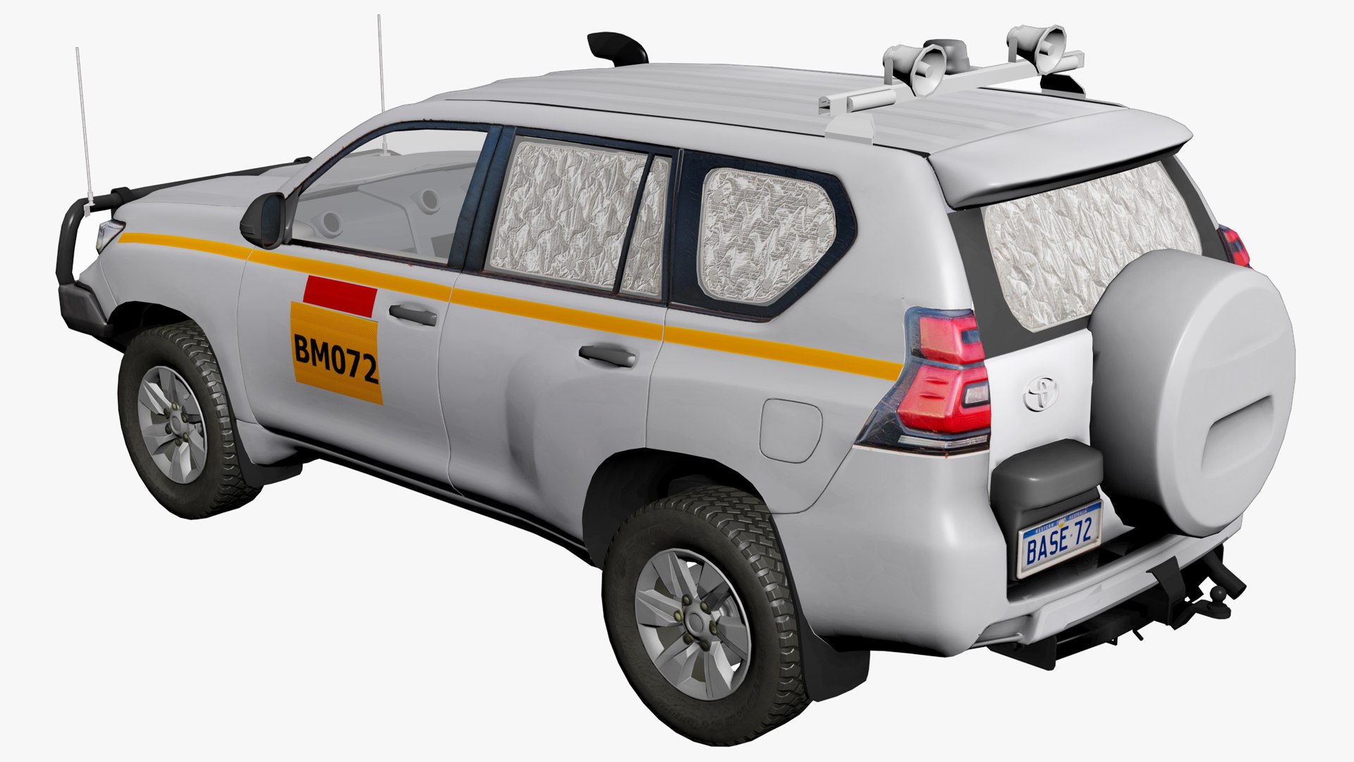 3D Model Toyota Prado Mine Spec - TurboSquid 2329121