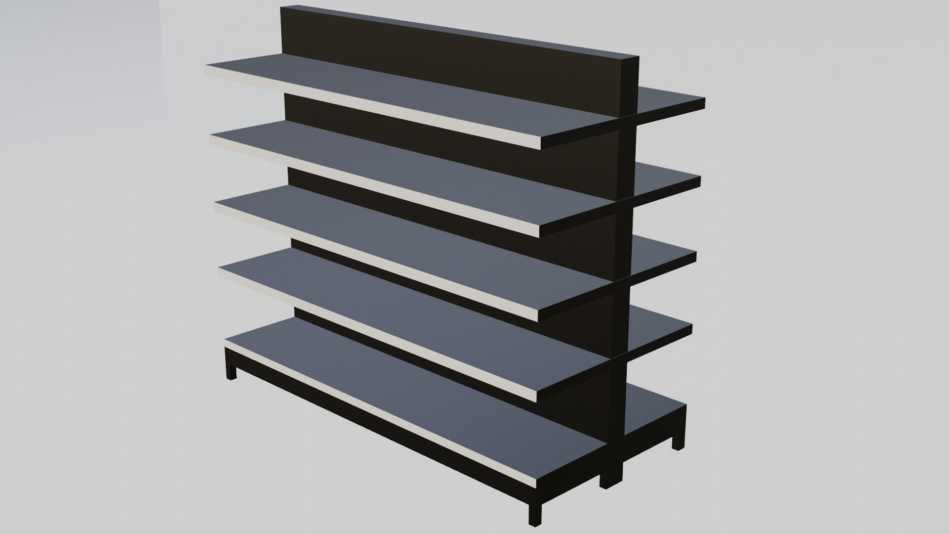 3D Supermarket Shelves Model - TurboSquid 1826868