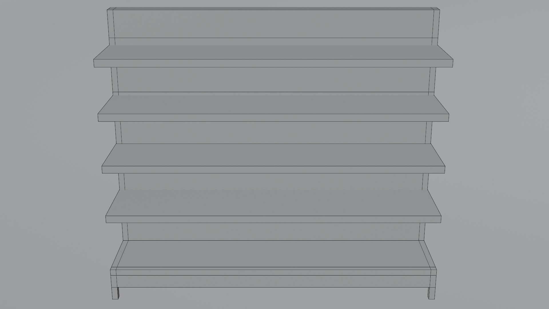 3D Supermarket Shelves Model - TurboSquid 1826868