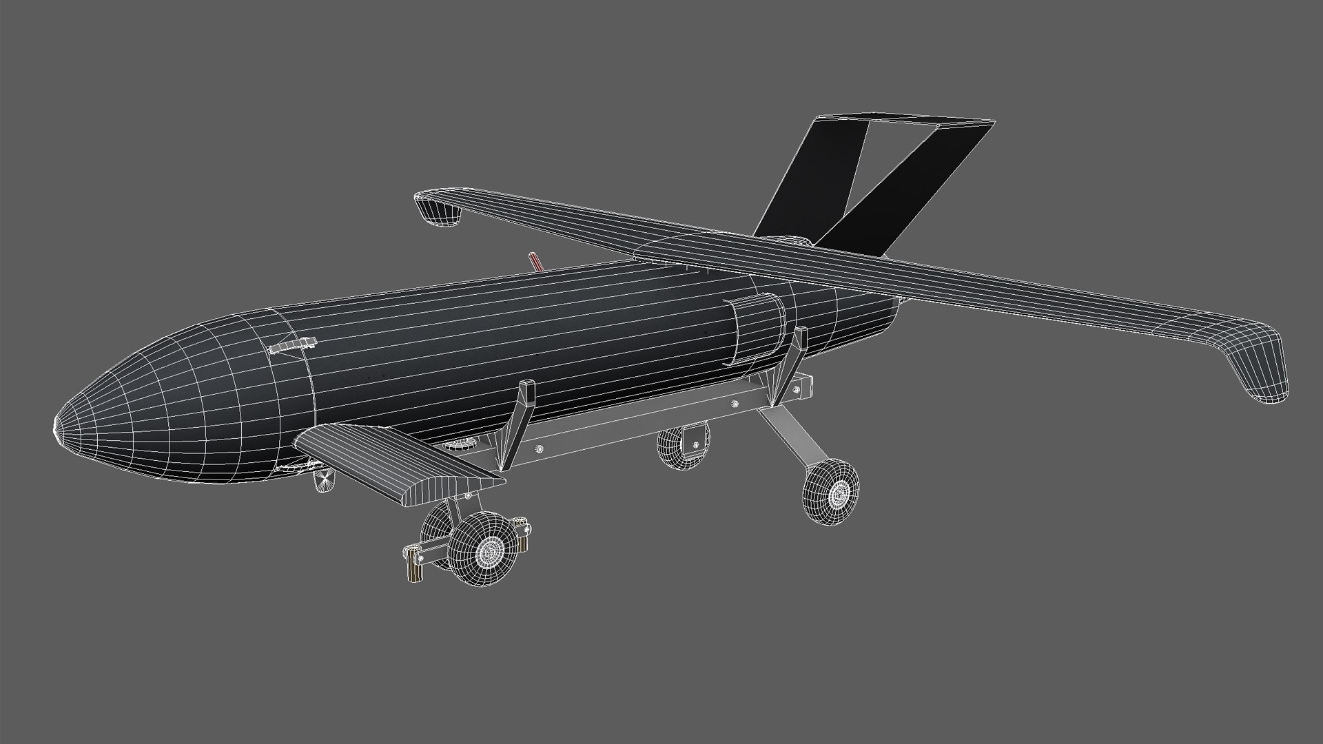 3D PALIANYTSIA Ukrainian Turbojet Missile Drone Model - TurboSquid 2367493