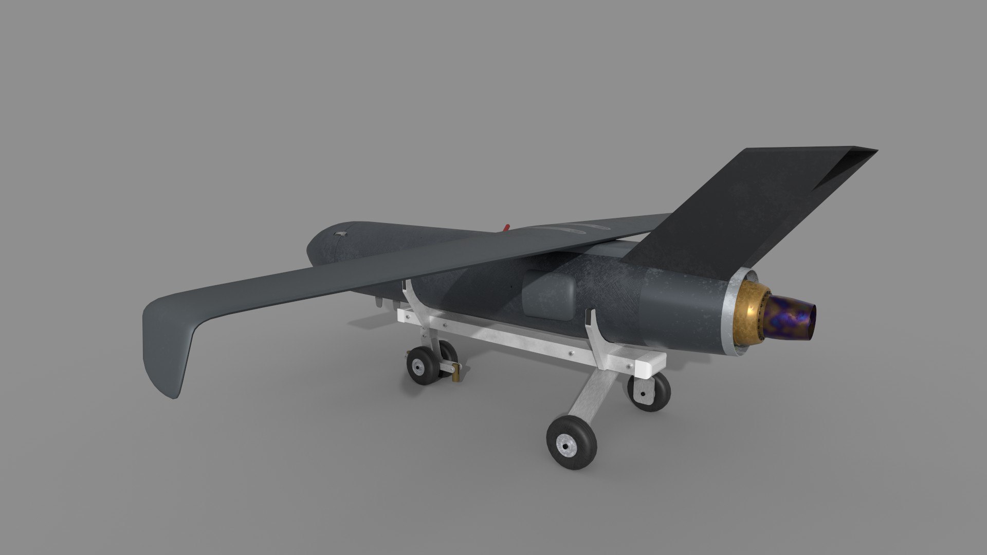 3D PALIANYTSIA Ukrainian Turbojet Missile Drone Model - TurboSquid 2367493