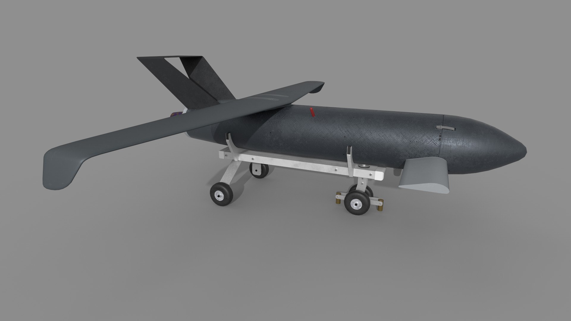 3D PALIANYTSIA Ukrainian Turbojet Missile Drone Model - TurboSquid 2367493