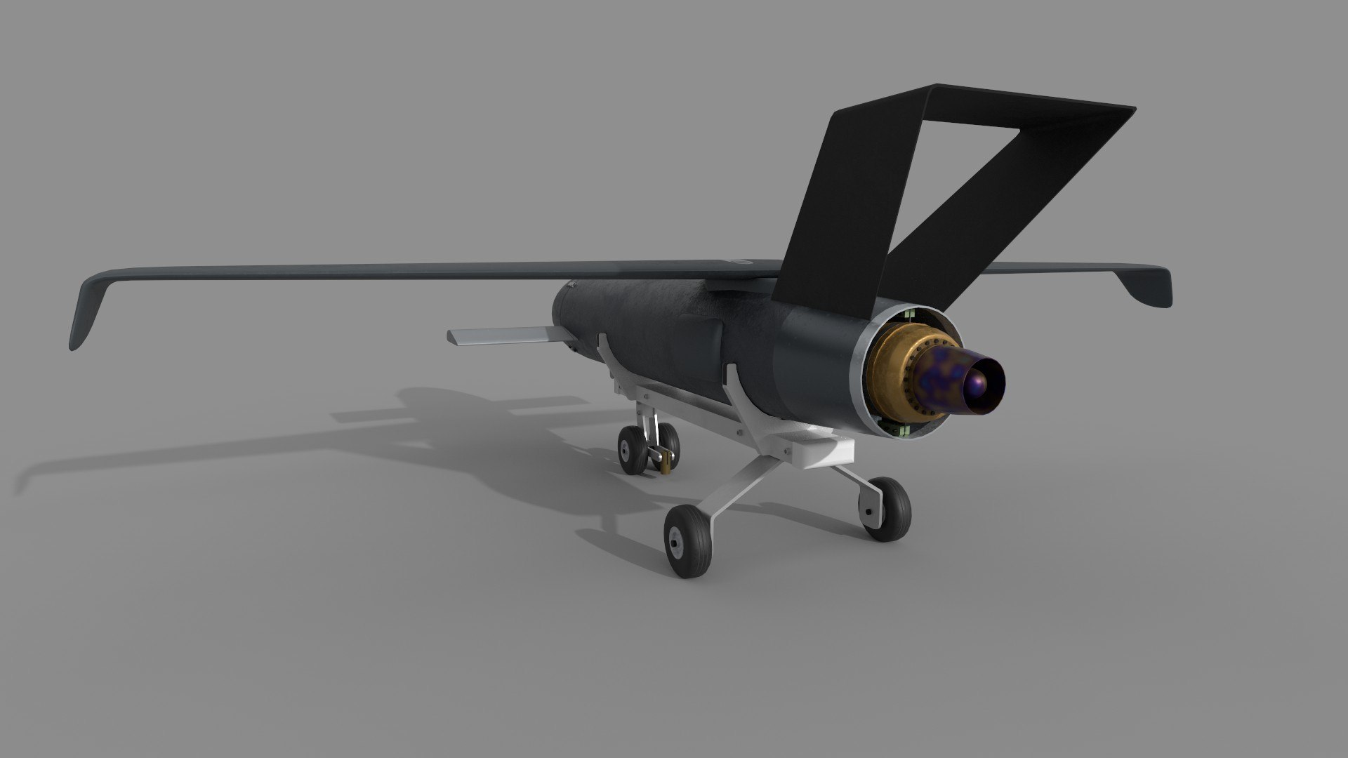 3D PALIANYTSIA Ukrainian Turbojet Missile Drone Model - TurboSquid 2367493