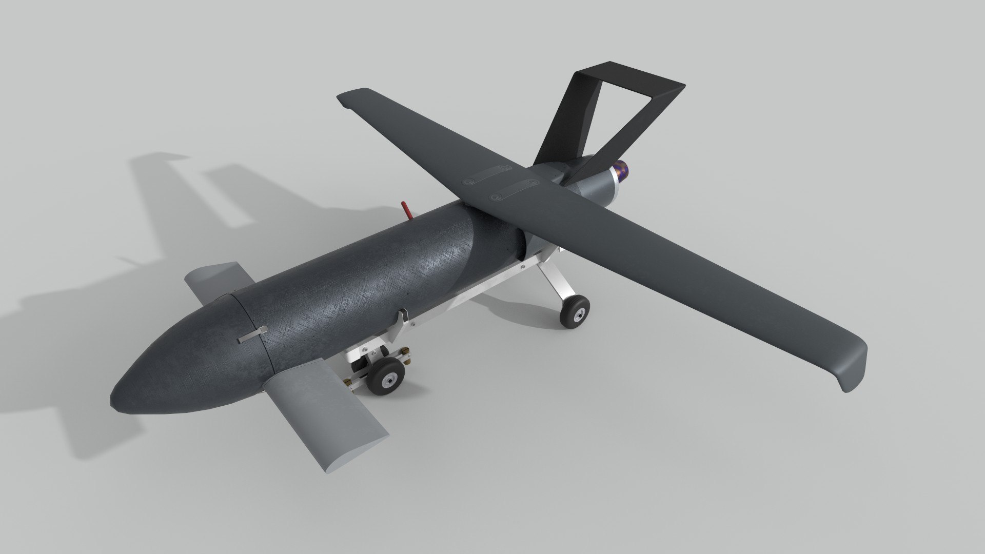 3D PALIANYTSIA Ukrainian Turbojet Missile Drone Model - TurboSquid 2367493