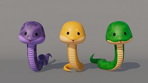 3D Cartoon Snake Models - Browse & Download Formats - TurboSquid