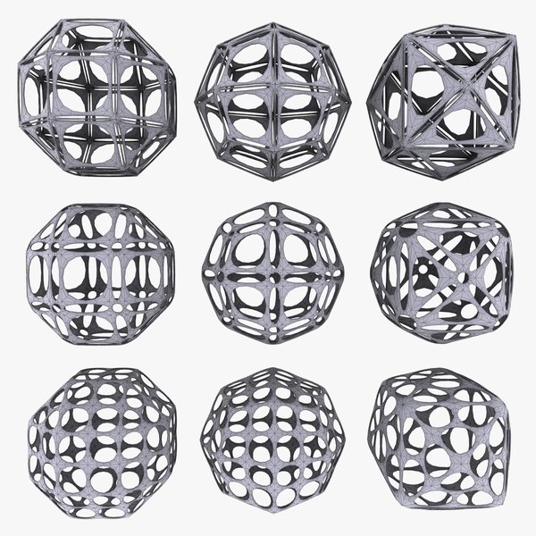 geometric shape mht-01 3d model