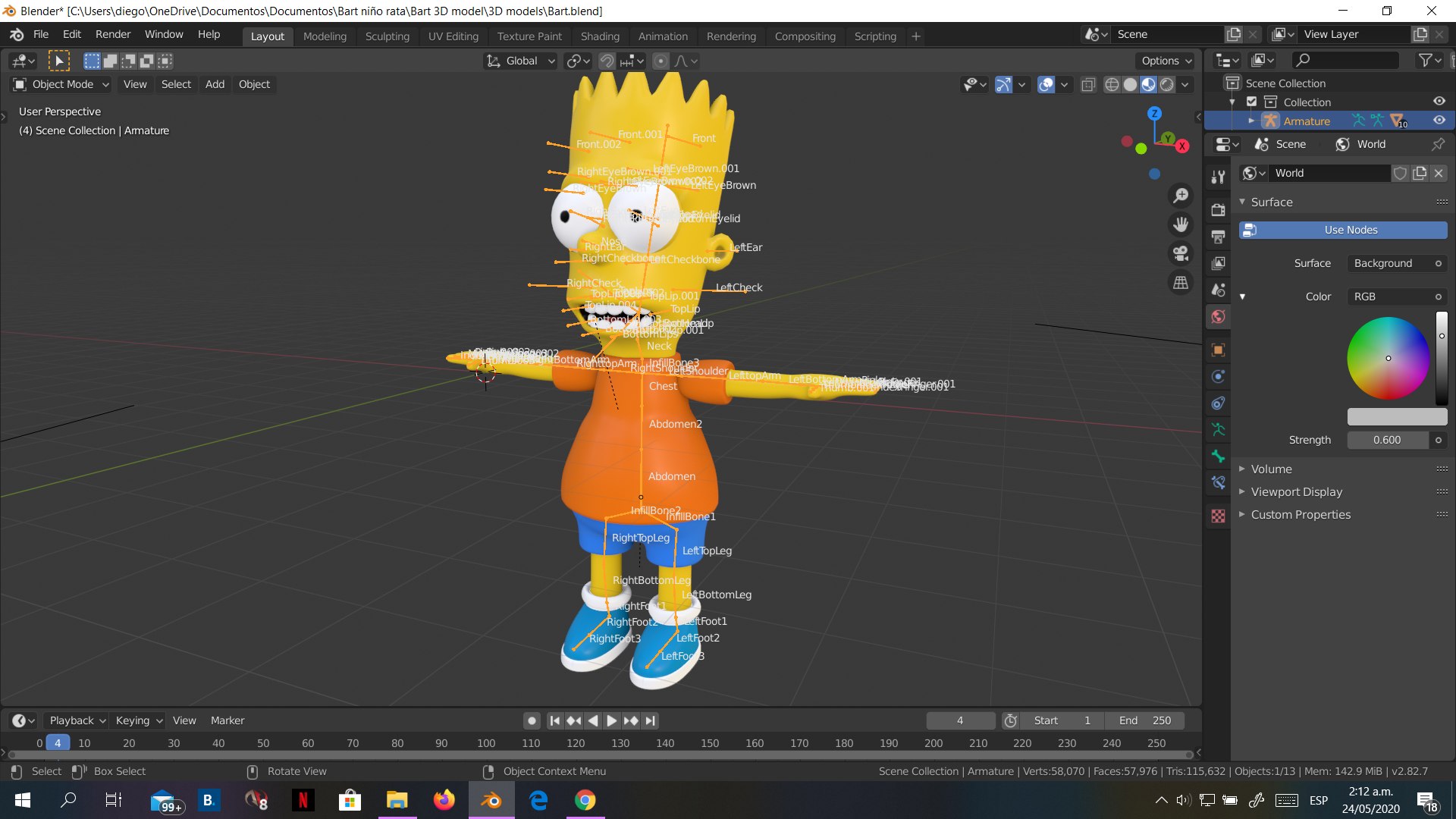 Character Simpson Rigged 3D Model - TurboSquid 1569412