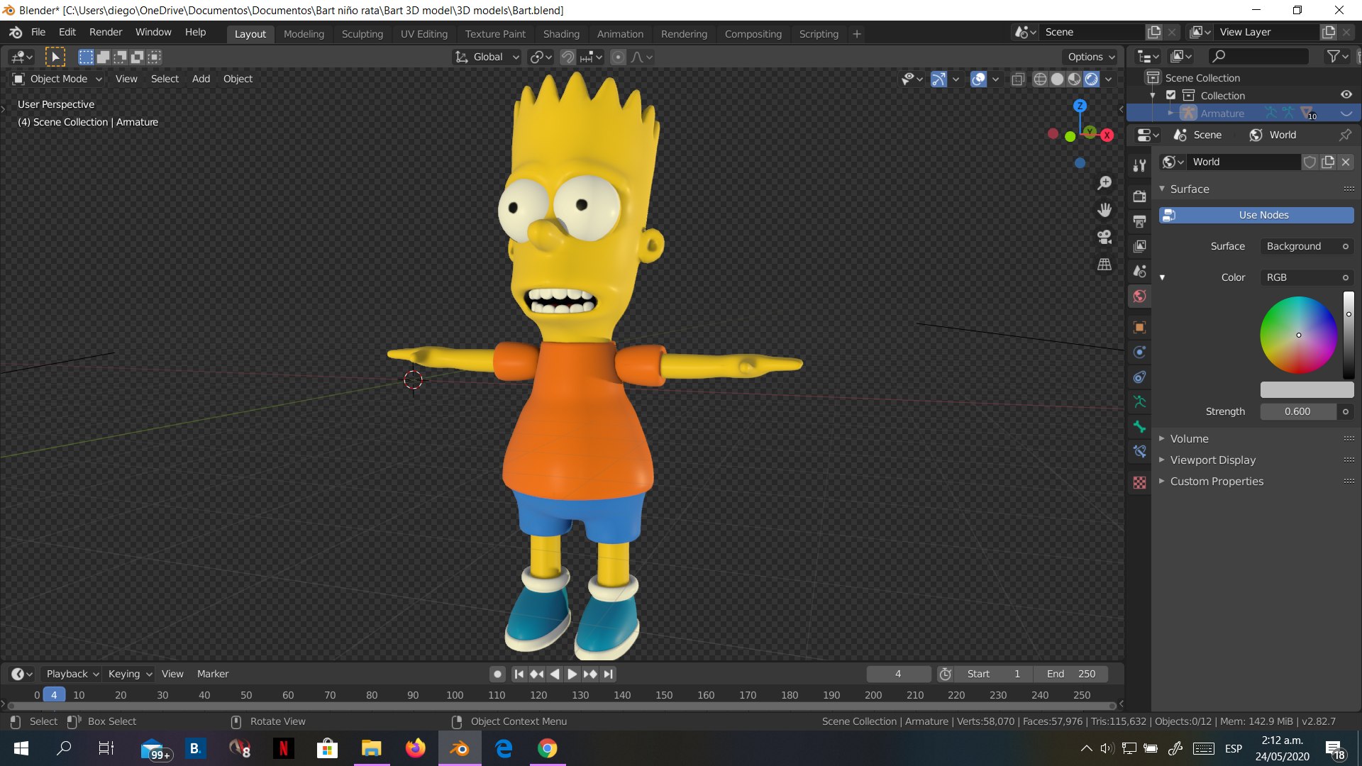 Character Simpson Rigged 3D Model - TurboSquid 1569412