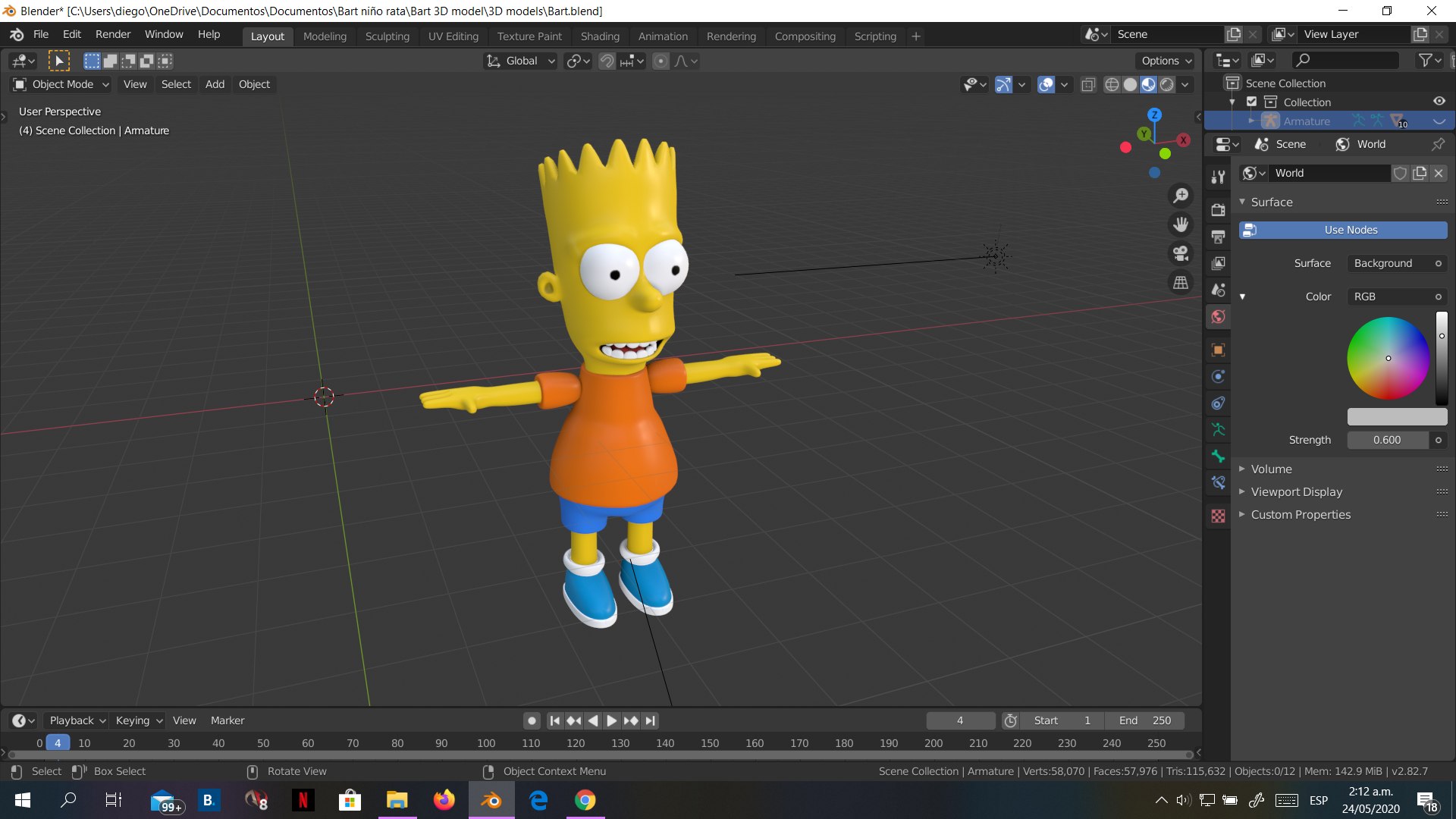 Character Simpson Rigged 3D Model - TurboSquid 1569412