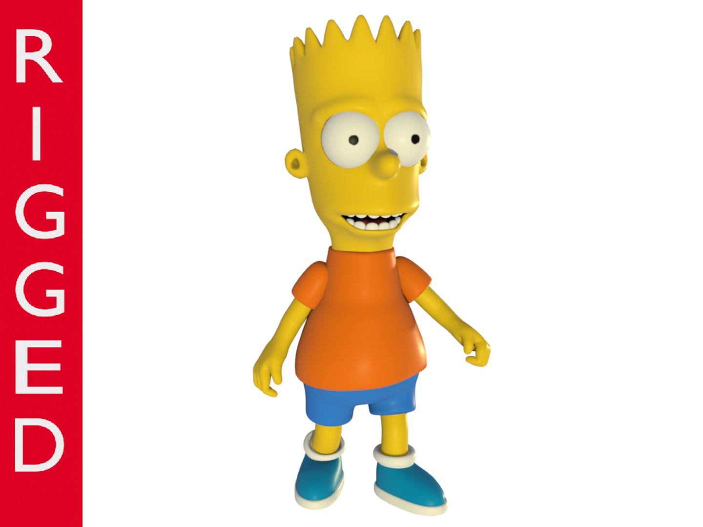 Character Simpson Rigged 3D Model - TurboSquid 1569412