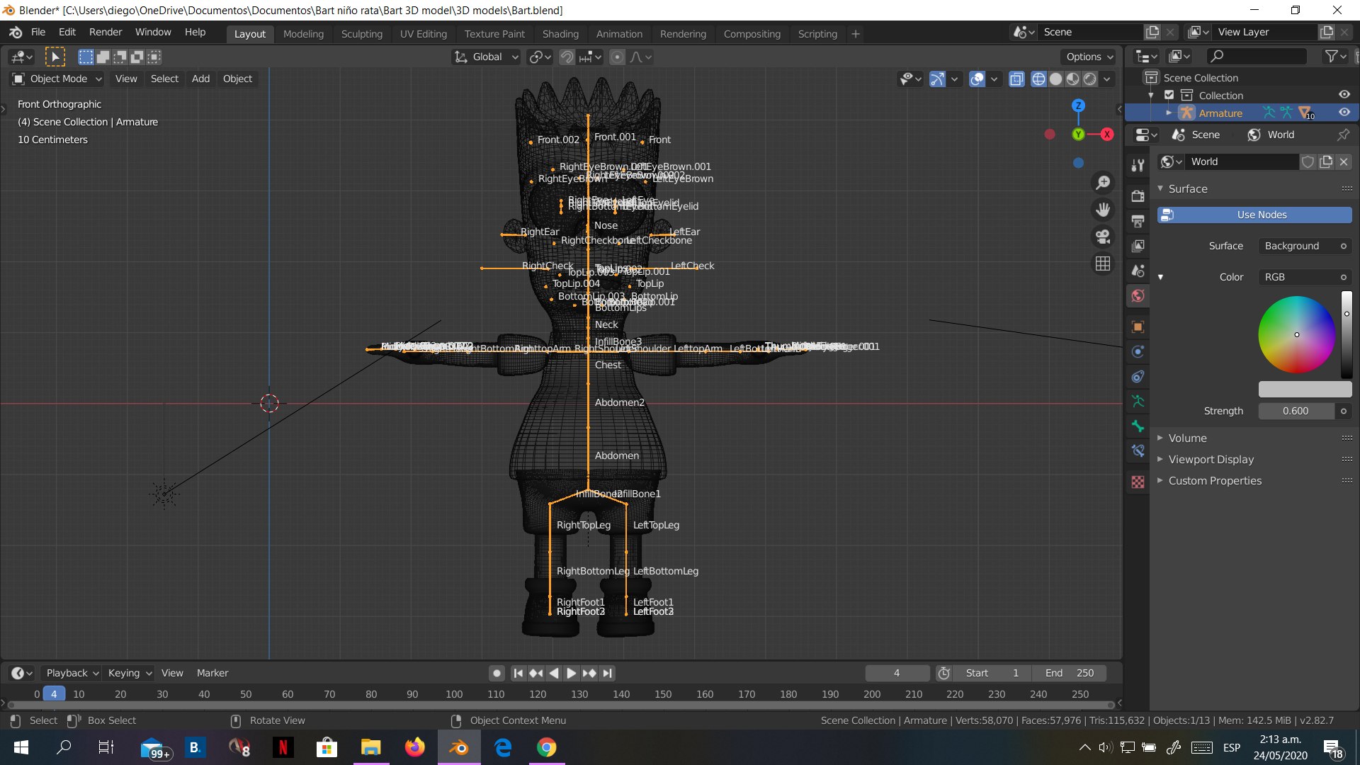 Character Simpson Rigged 3D Model - TurboSquid 1569412