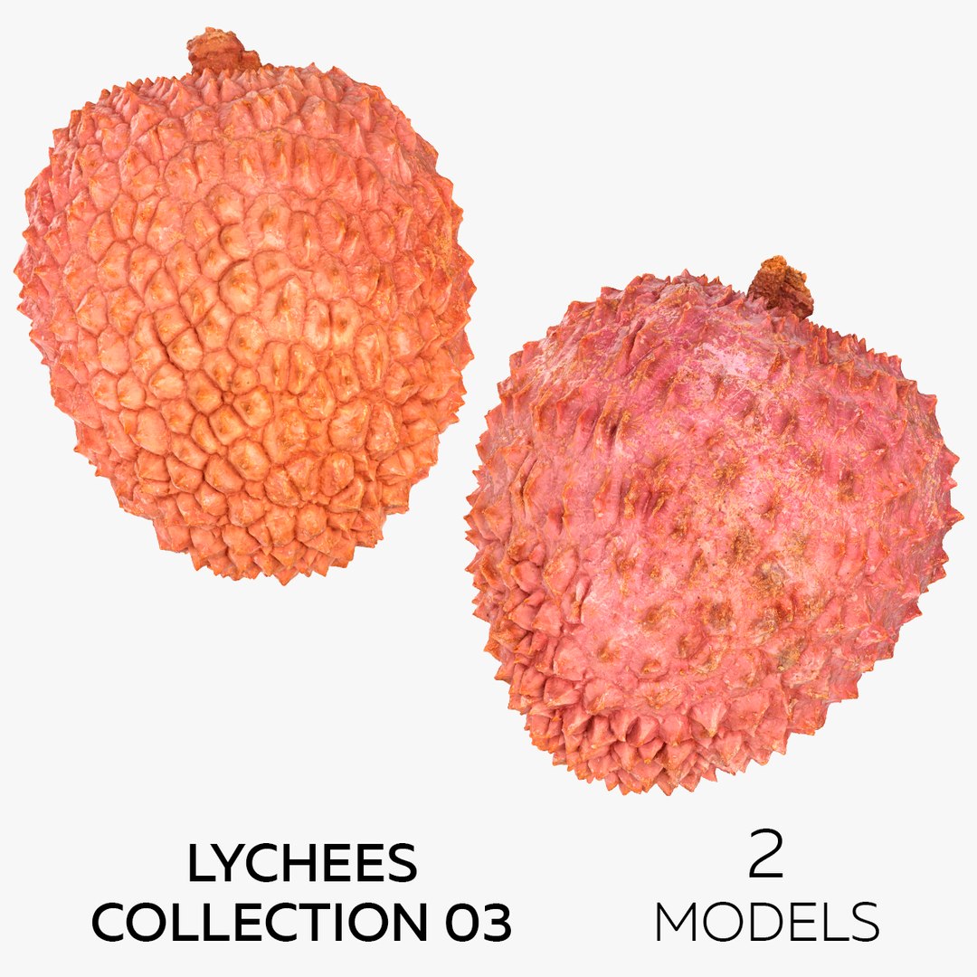 3D Model Lychees Collection 03 - 2 Models - TurboSquid 1794537